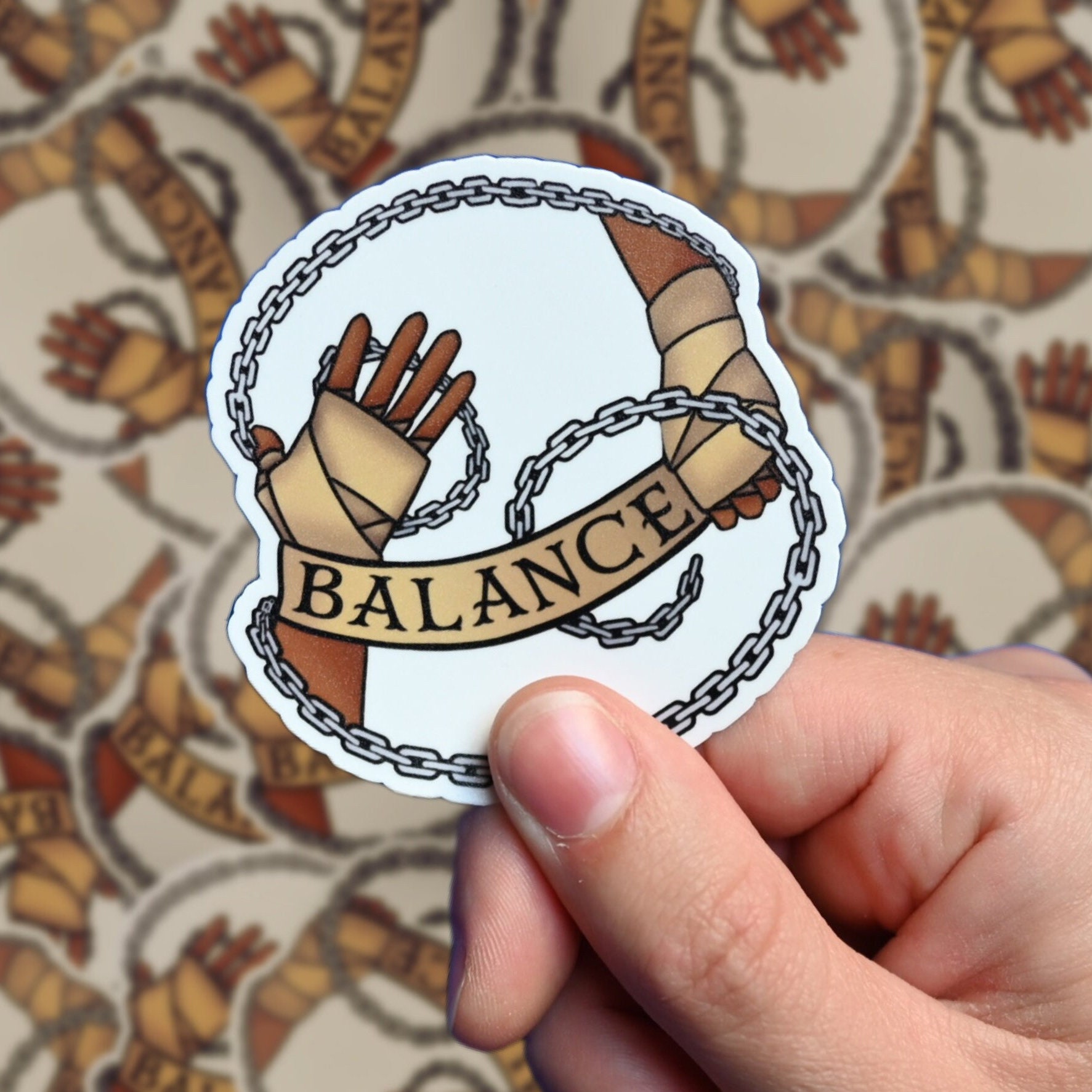 BALANCE Monk Class 3 Vinyl Sticker Nerdy Gifts for - Etsy