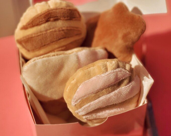 Mini Pan Dulce Plushie, Mexican Pan Dulce Plushie Gift Set - Etsy