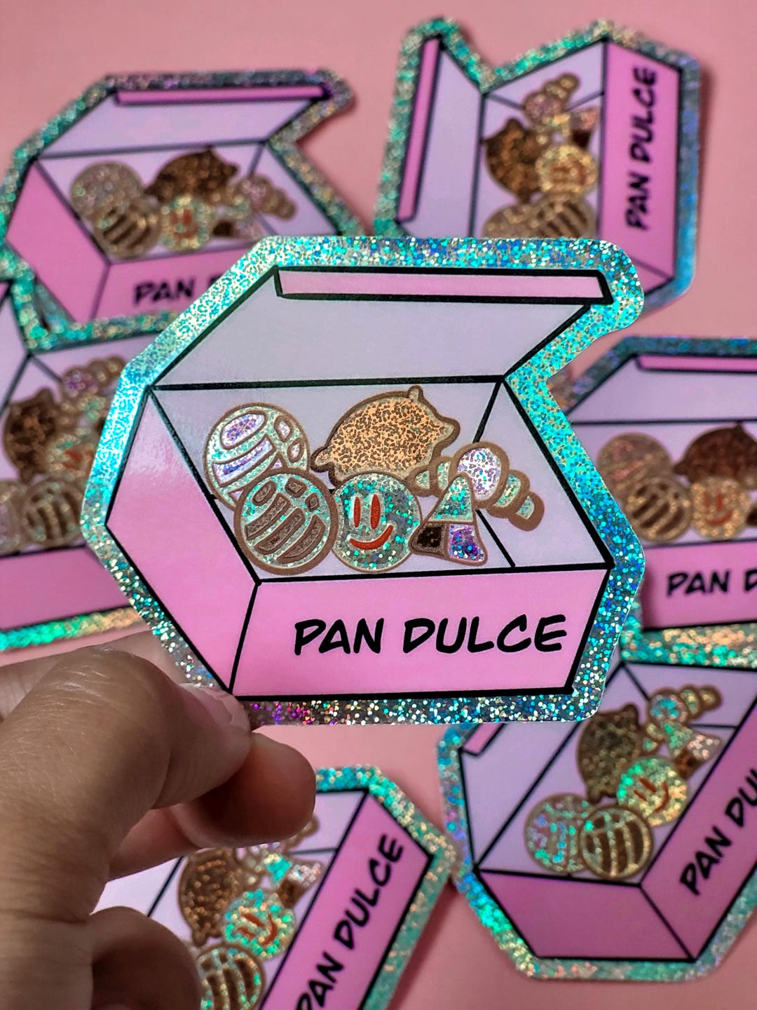 Holographic Pan Dulce Sticker Vinyl Pan Dulce Sticker Mexican Pan Dulce ...