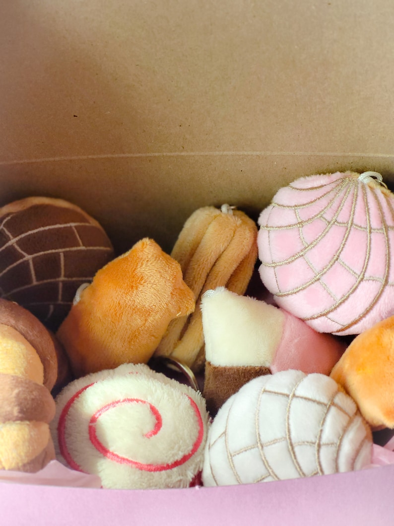 Pan Dulce Plushie Keychain Mexican Pan Dulce Keychain Plush Pan Dulce ...