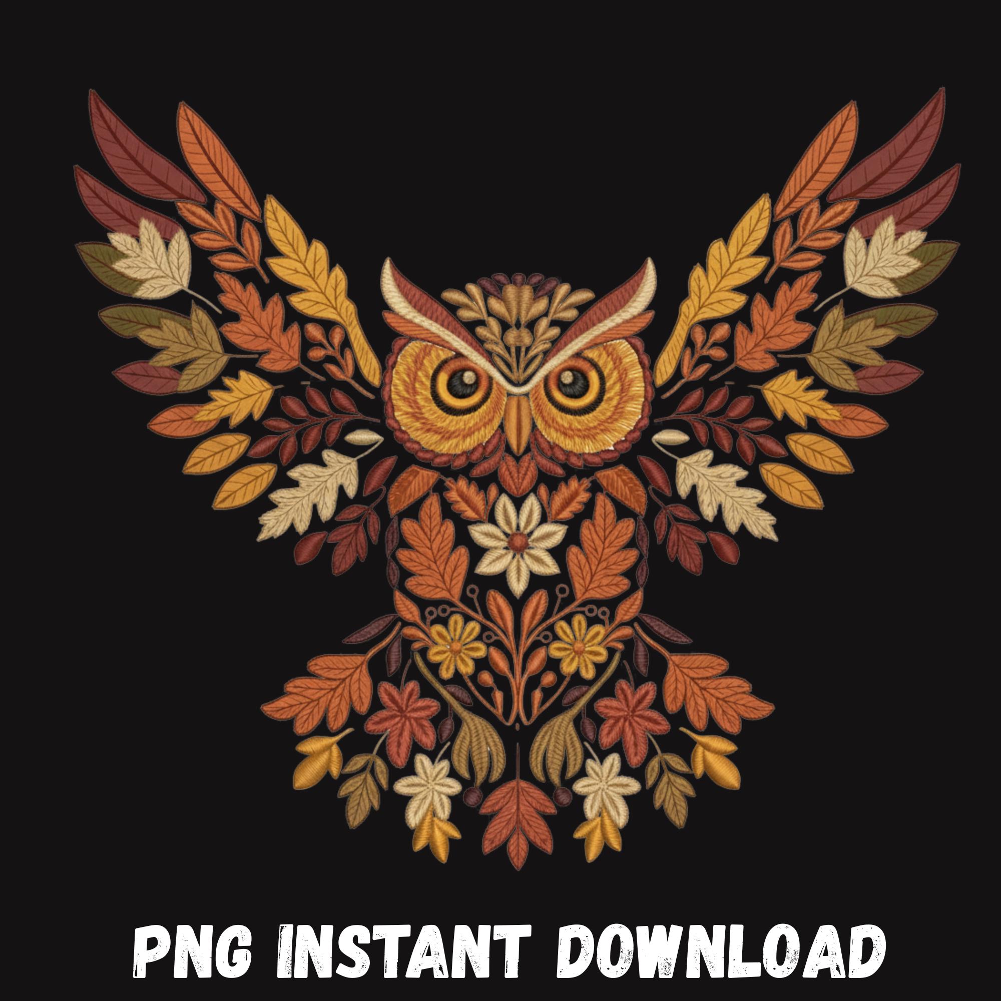 Autumn Owl PNG: Fall Thanksgiving Bird Clipart (digital Download) - Etsy