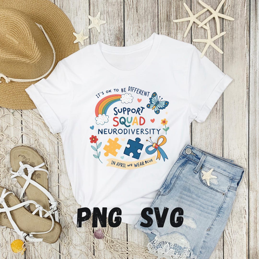 Family Autism Support Squad PNG, Autism Awareness SVG, Autism Teacher ...