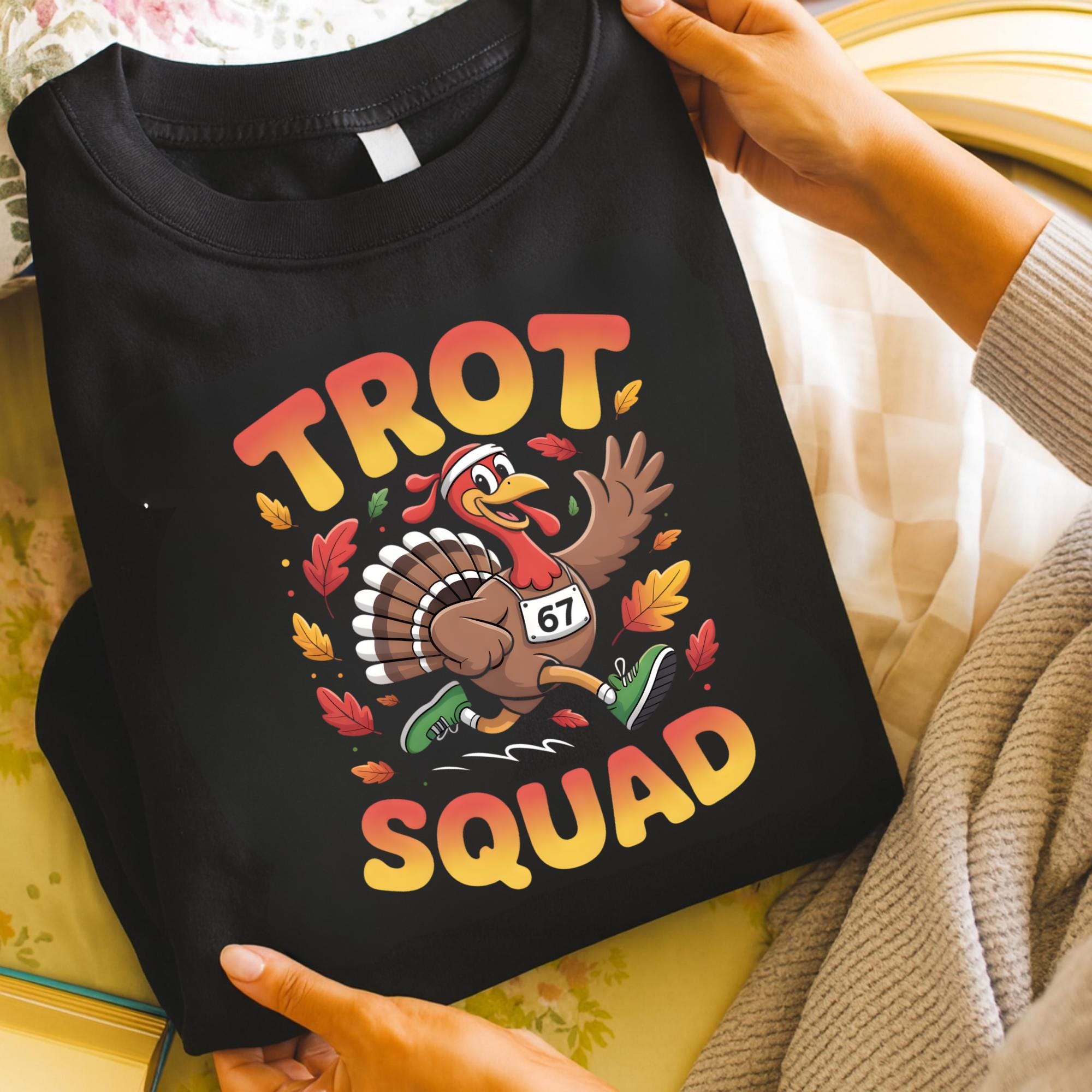 Turkey Trot Squad 67 Run SVG PNG Six Seven Meme Turkey Running Digital ...