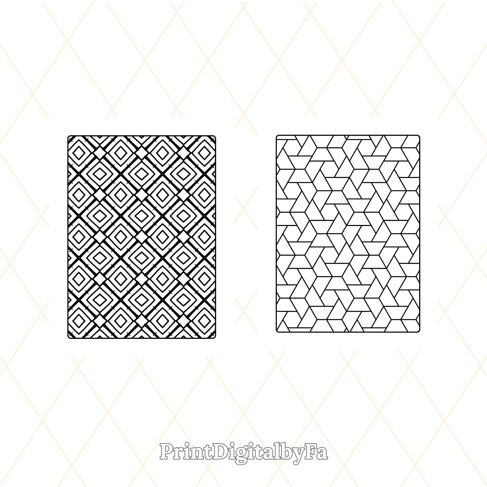 Satisfying Patterns Coloring Pages | Relaxing Patterns | 6 Printable ...