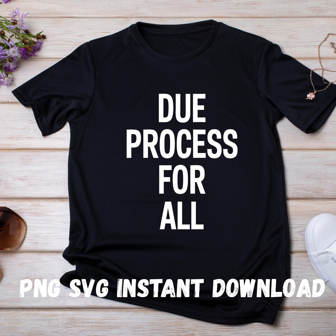 Due Process for All Design - Civil Rights Justice Equality SVG/PNG ...