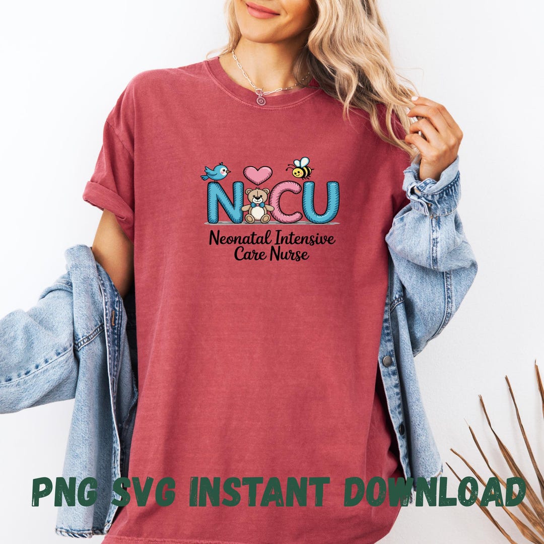 NICU Nurse Neonatal Intensive Care SVG PNG | Compassionate Medical ...