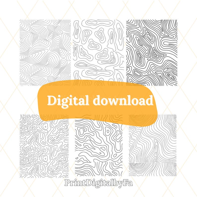 Topography Pattern Coloring Pages | Abstract Geometric Designs ...