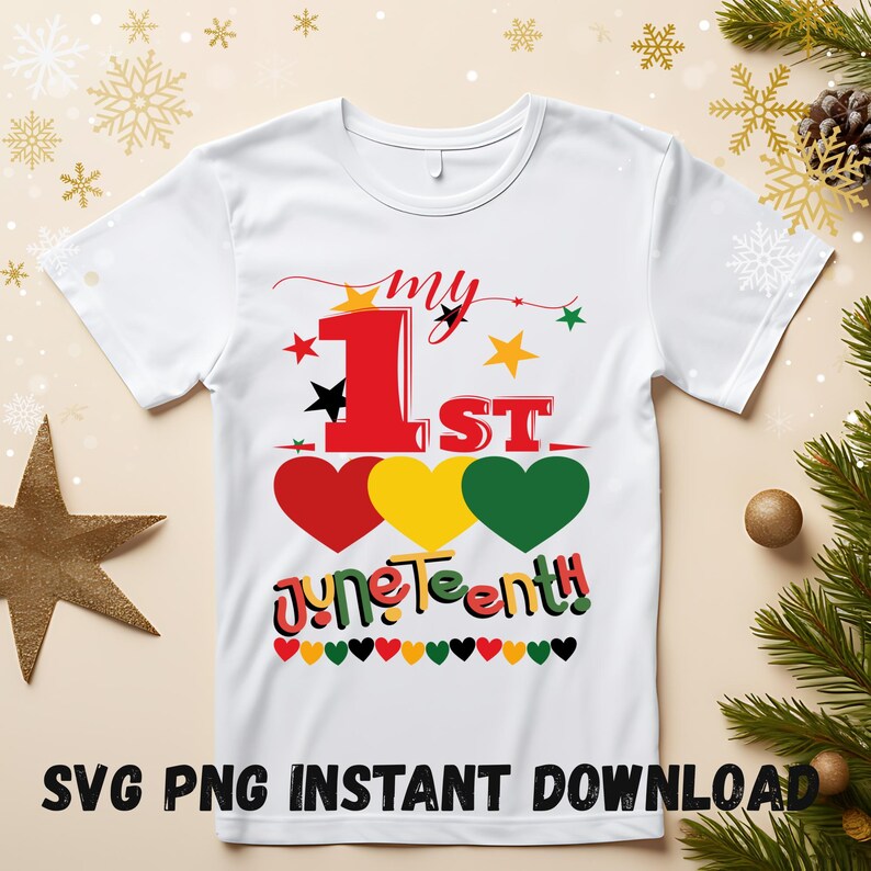 My First Juneteenth SVG – My 1st Juneteenth PNG for Kids – Emancipation ...