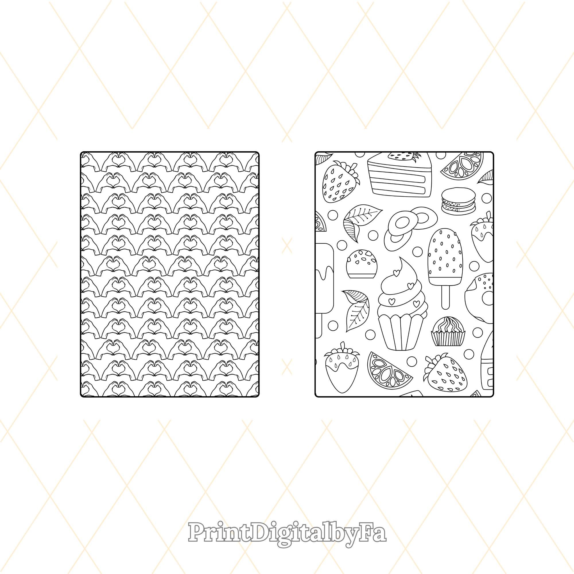 Satisfying Patterns Coloring Pages | Relaxing Patterns | 6 Printable ...