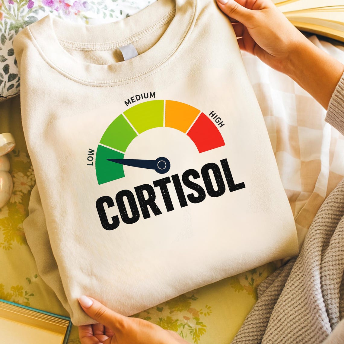 Low Cortisol Meme PNG: Funny Stress Humor Design (digital Download) - Etsy