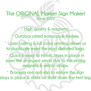 Custom 10' X10' Canopy Tent Sign - Business Advertising Tent Sign ...