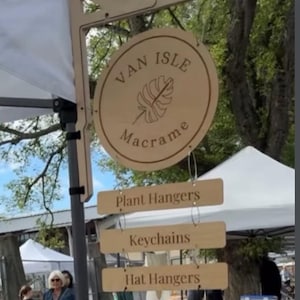 Market Bracket for Square, Round, Oval or Custom Shaped Sign - Boutique ...