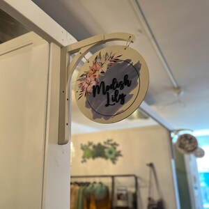 Printed and 3D Consignment Custom Sign Round Business Commercial ...