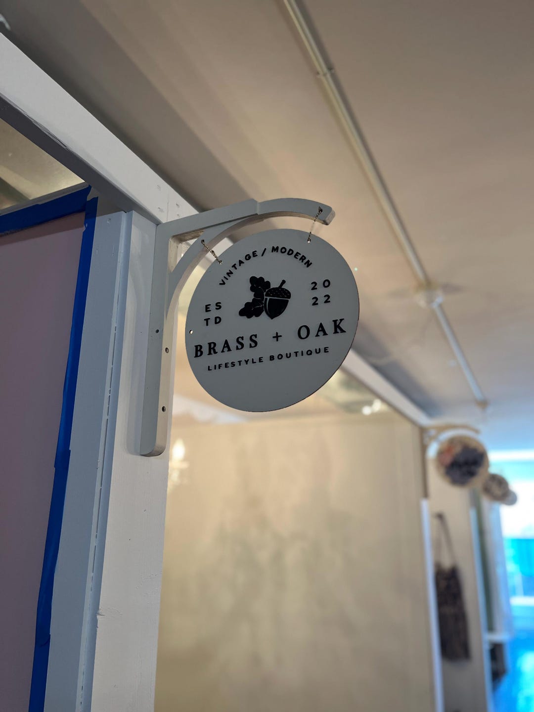 Printed and 3D Consignment Custom Sign Round Business Commercial ...