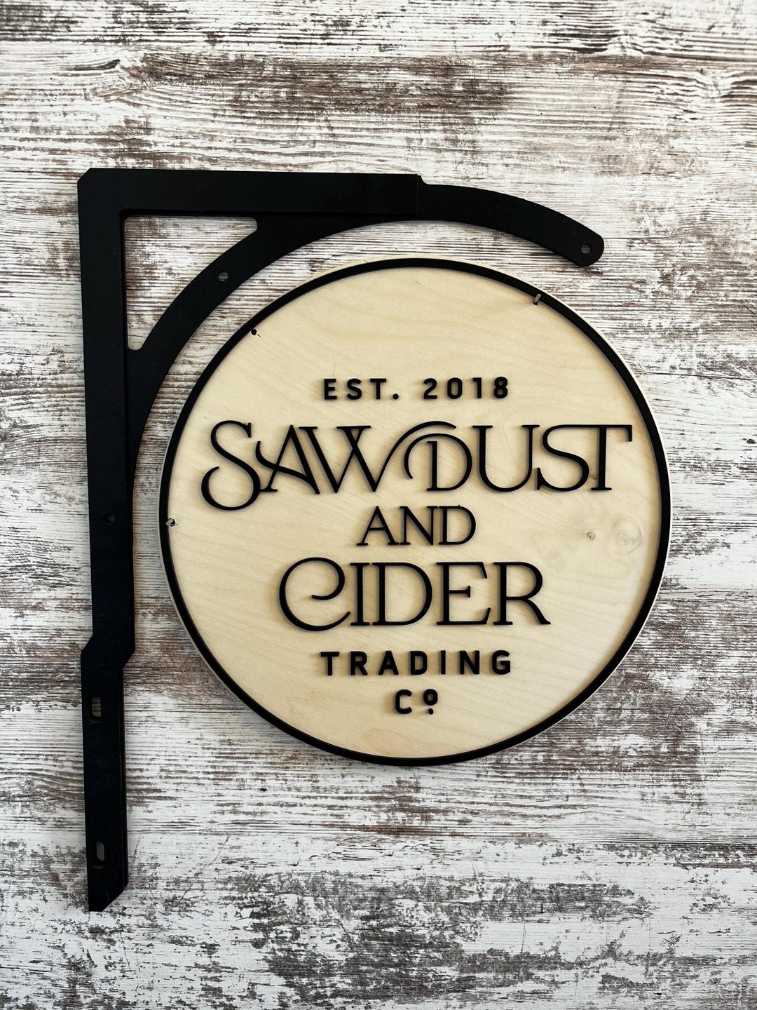 Magnetic Custom Wood Sign, Business Logo Sign, 3D Sign, Commercial Sign ...