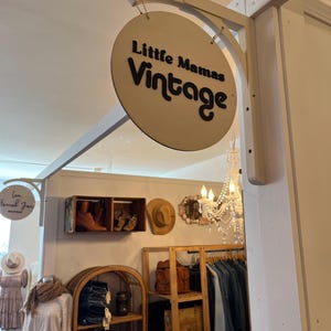 Printed and 3D Consignment Custom Sign Round Business Commercial ...