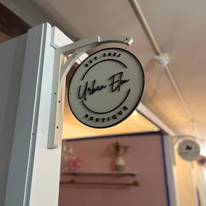 Printed and 3D Consignment Custom Sign Round Business Commercial ...