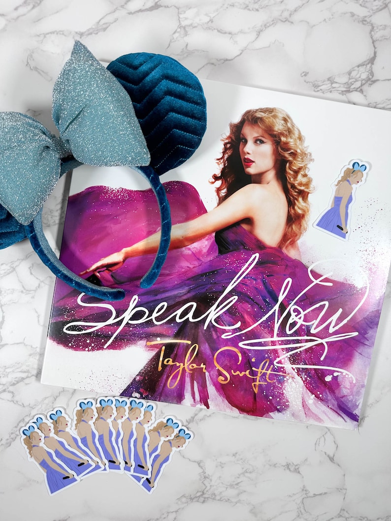 Speak Now Sticker TS Disney Lover Sticker for TS Fan Disney Fan Sticker ...