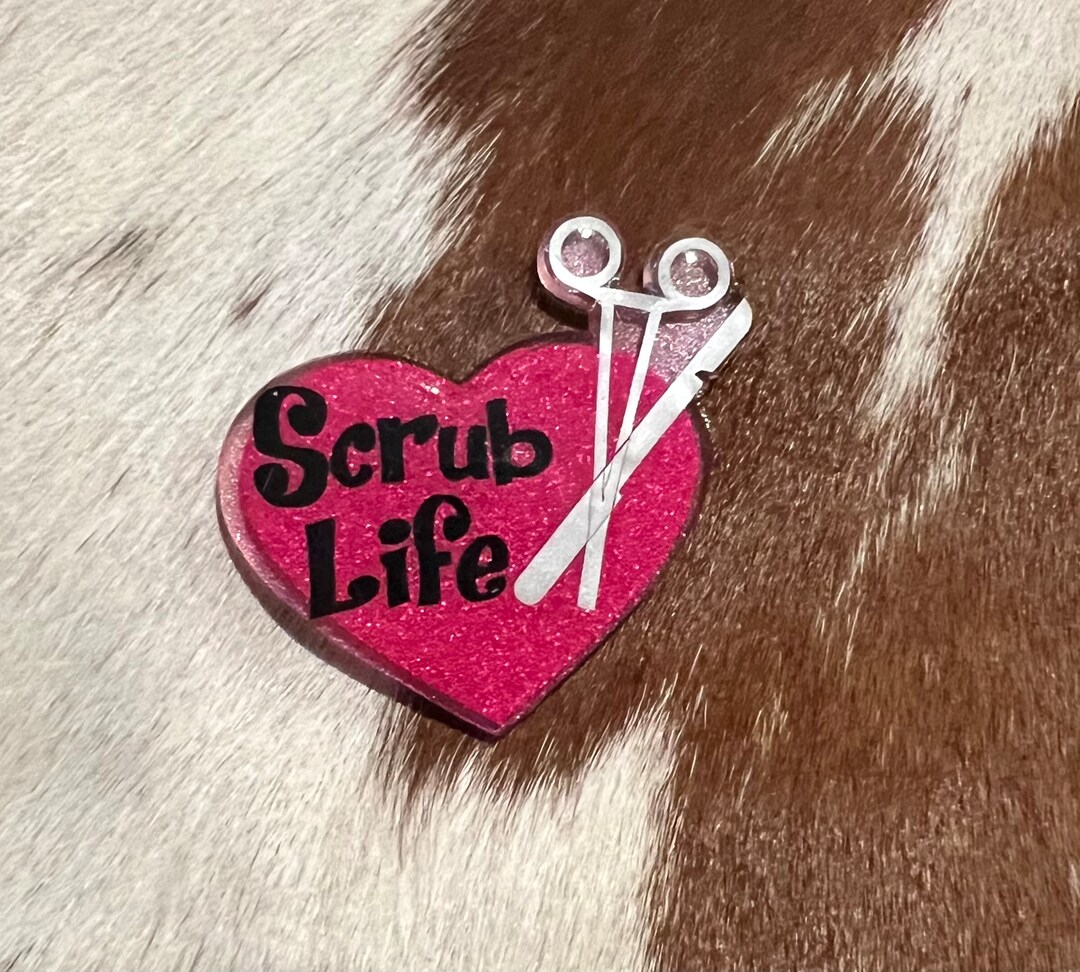Scrub Life Badge Reel - Etsy