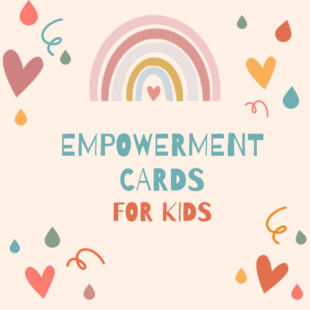 Empowerment Cards for Kids - Etsy