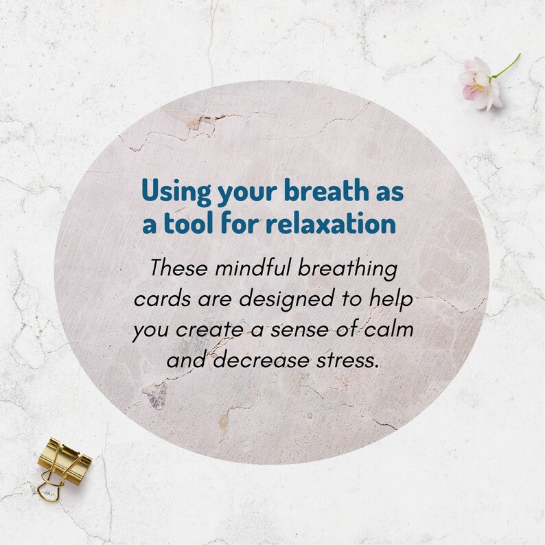 Mindfulness Cards, Breathing Cards, Meditation Cards, Calm Cards ...