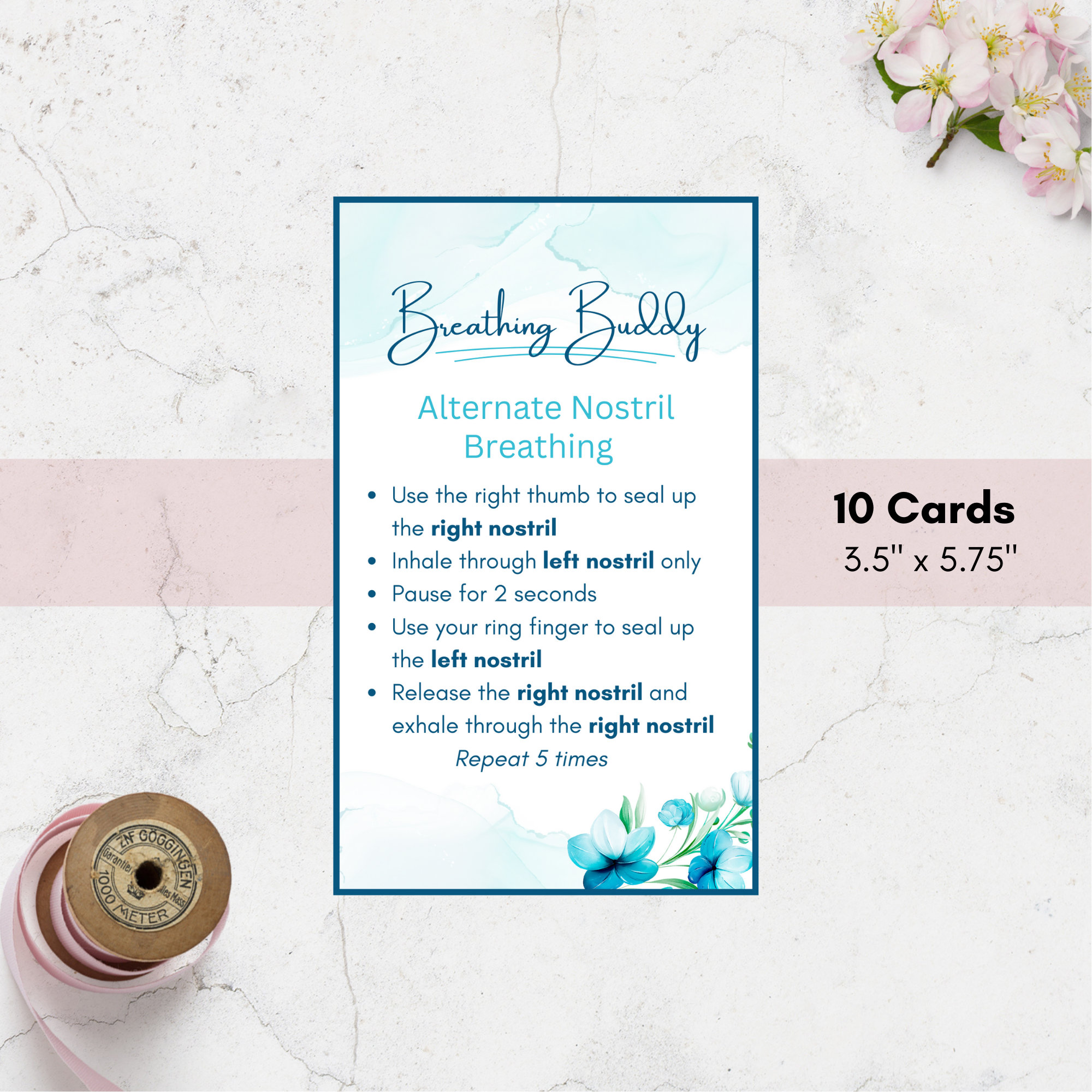 Mindfulness Cards, Breathing Cards, Meditation Cards, Calm Cards ...