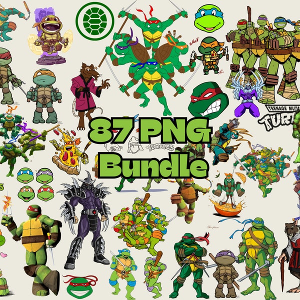 Ninja Turtle Clipart - Etsy