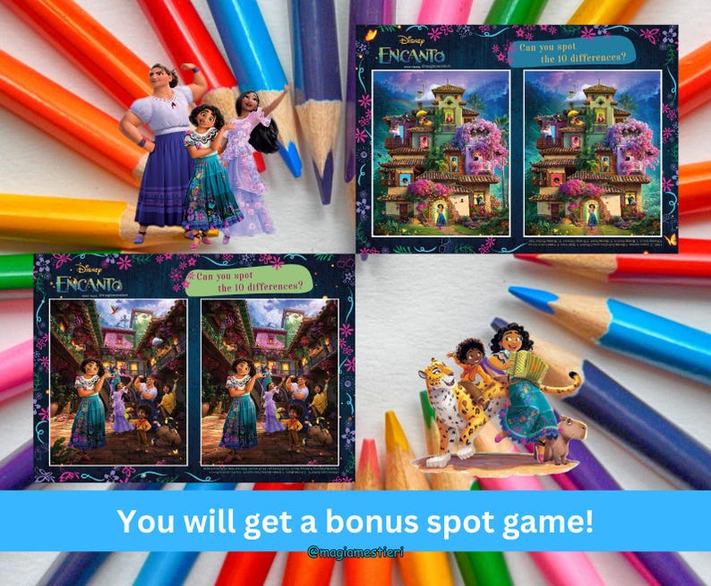 Encanto Coloring Pages, 35 Sheets, Digital Art, Printable Art, Coloring ...