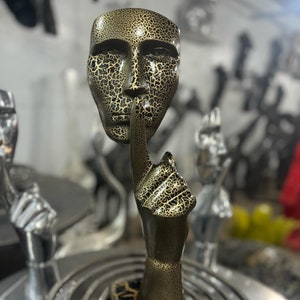 Mysterious Face Silent Reflection Statue - Etsy