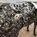 Recycled Metal Donkey Sculpture: Rustic Contemporary Wildlife Art - Etsy