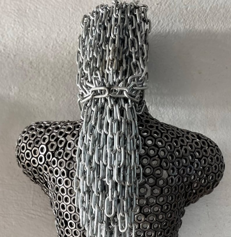 Female Torso silver Wall Sculpture 3D Wall Art Indoor - Etsy