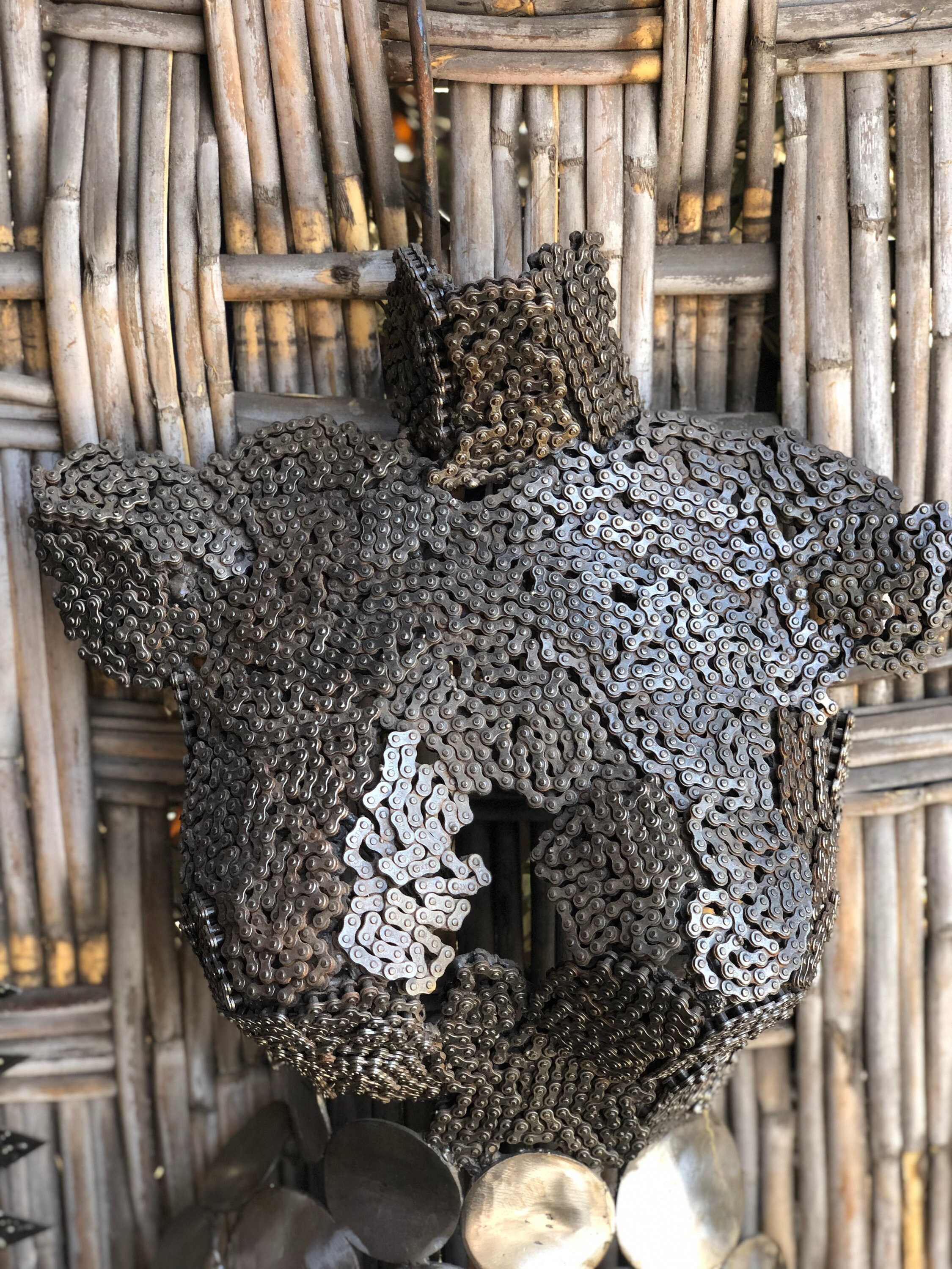 Female Torso , Chain Torso , Metal Wall Art Sculpture Metallic Torso of ...