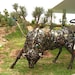 LAMBORGHINI Bull, Metal , Statue, Steel Animal Figurine, Wildlife Art ...