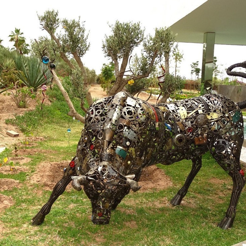 Upcycled Metal Art - Etsy