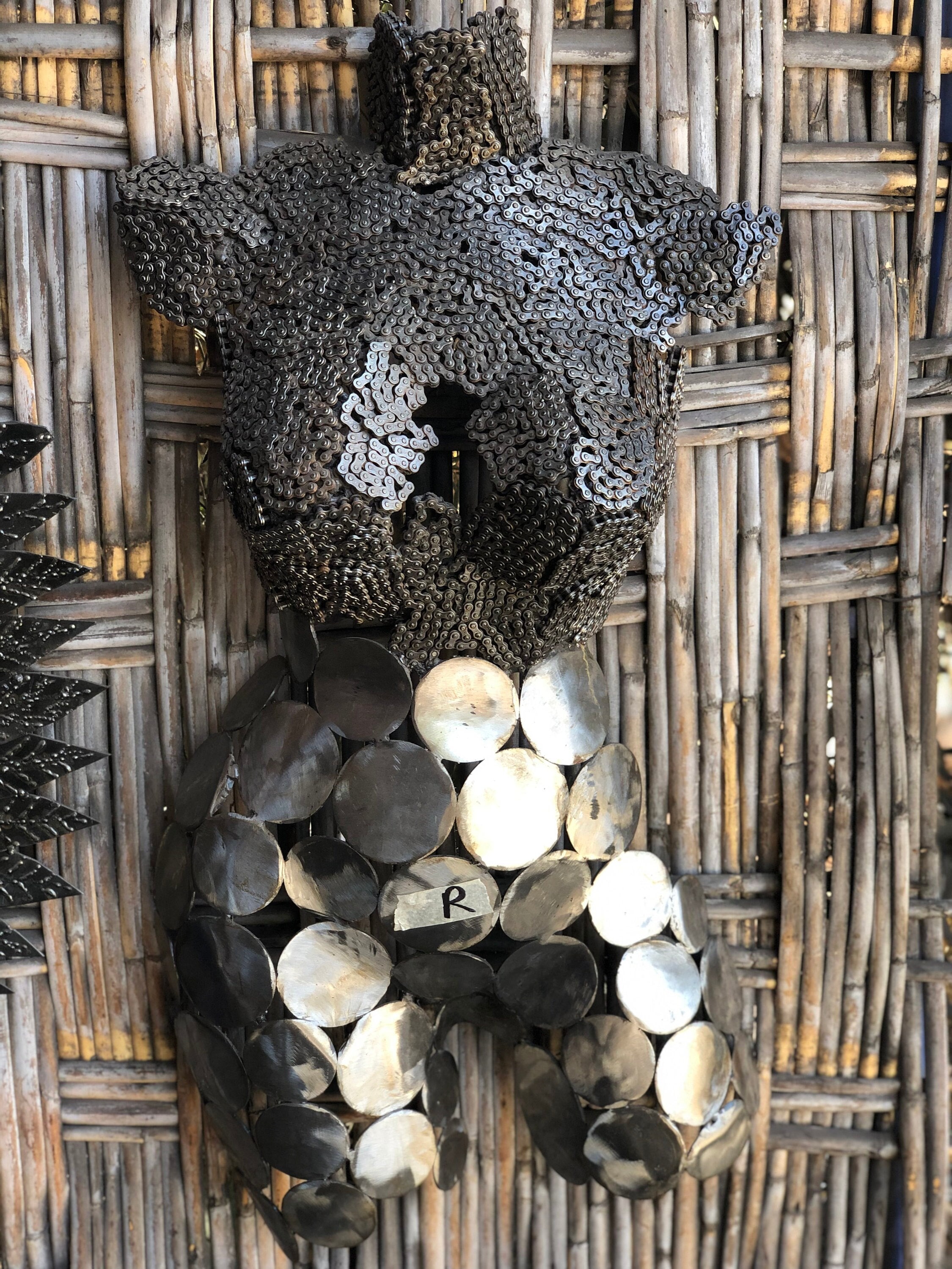 Female Torso , Chain Torso , Metal Wall Art Sculpture Metallic Torso of ...