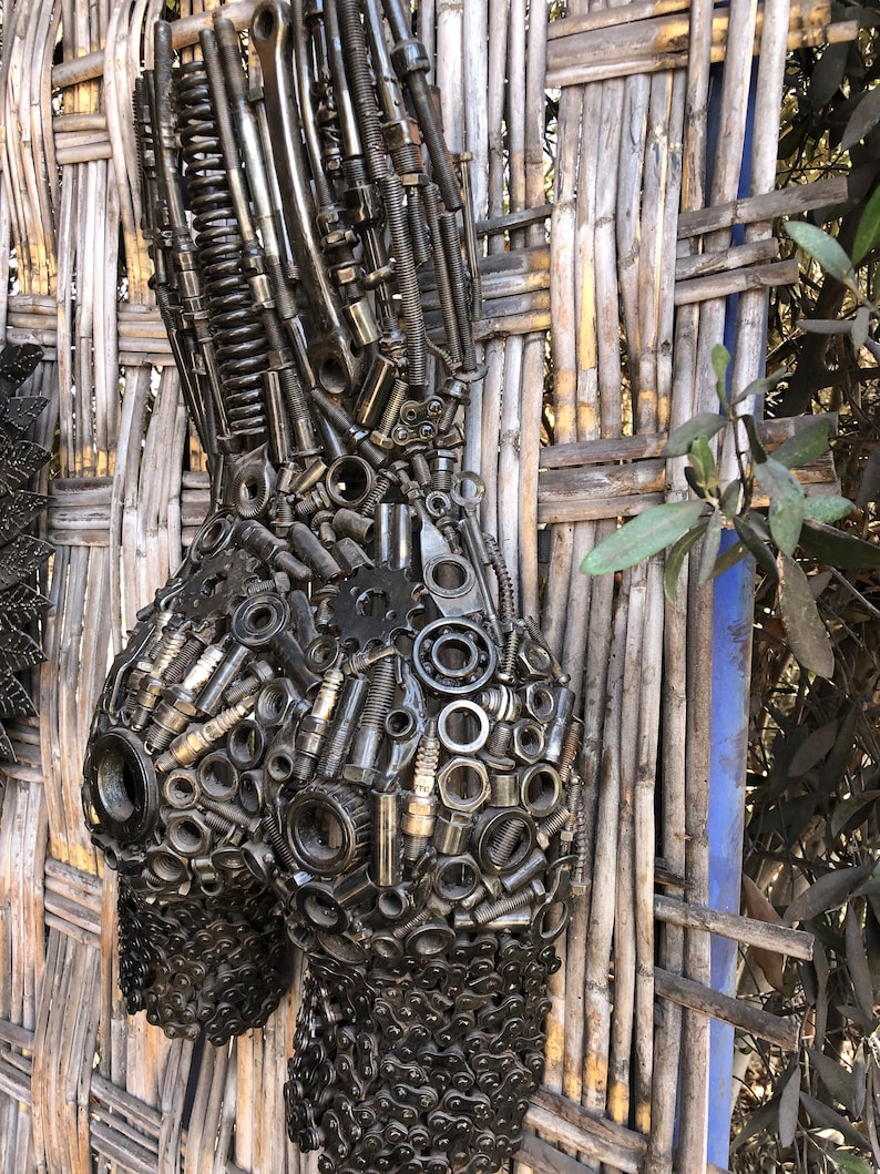 Metal Torso Sculpture Unique Wall Art Handcrafted Decor - Etsy