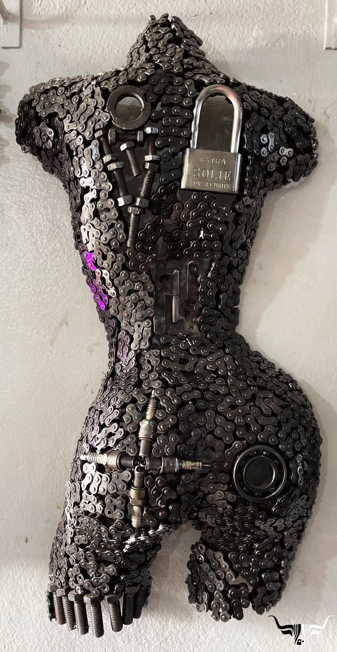 Female Torso | Metal Sculpture of a Woman. - Etsy
