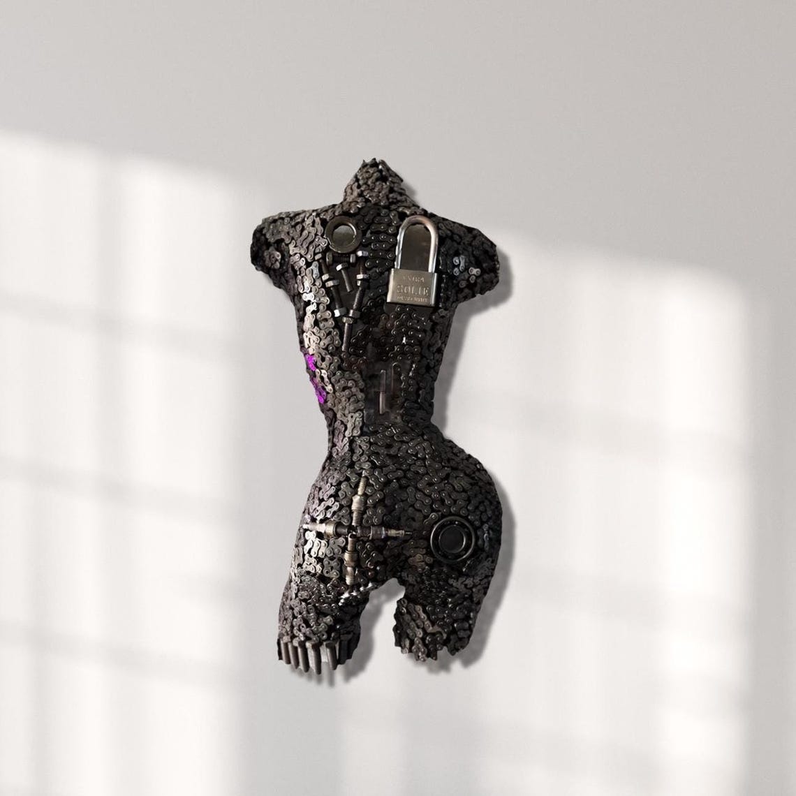 Female Torso | Metal Sculpture of a Woman. - Etsy