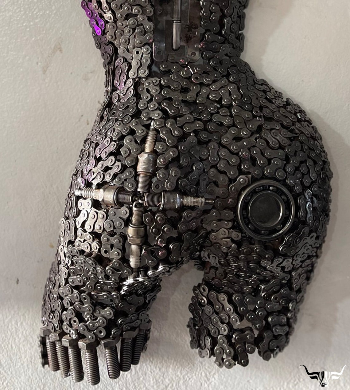 Female Torso | Metal Sculpture of a Woman. - Etsy