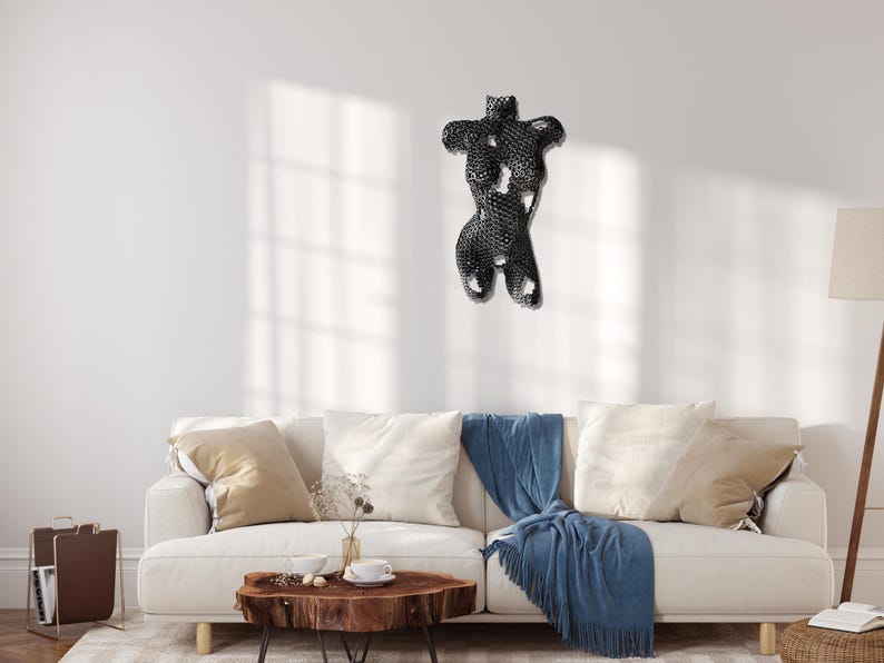 Female Torso | 3D Wall Art | Indoor Outdoor Art | Abstract Art ...