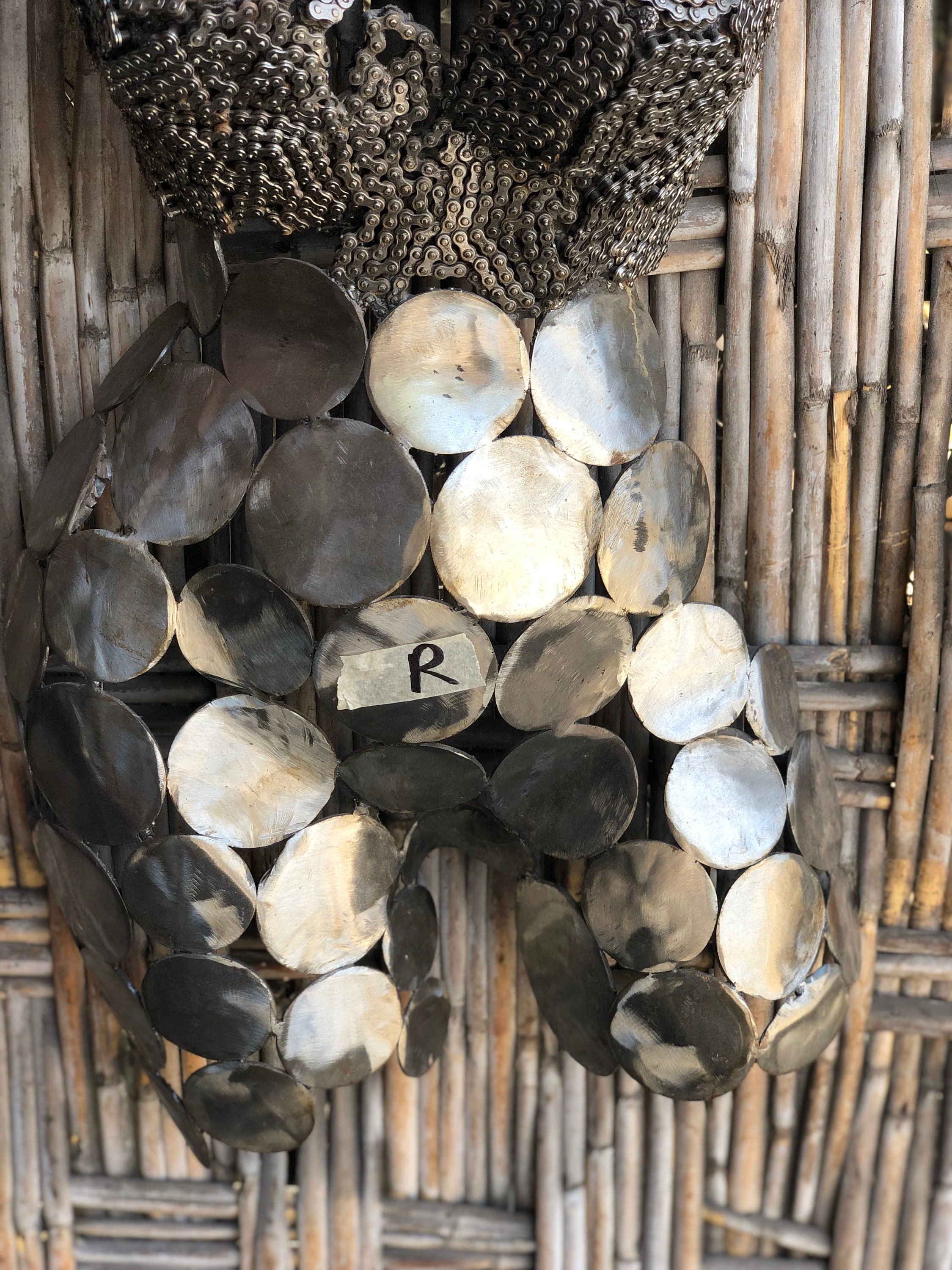 Female Torso , Chain Torso , Metal Wall Art Sculpture Metallic Torso of ...