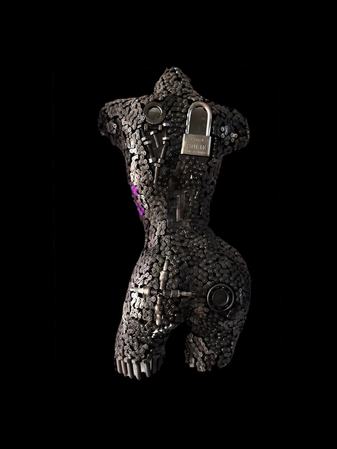 Female Torso | Metal Sculpture of a Woman. - Etsy