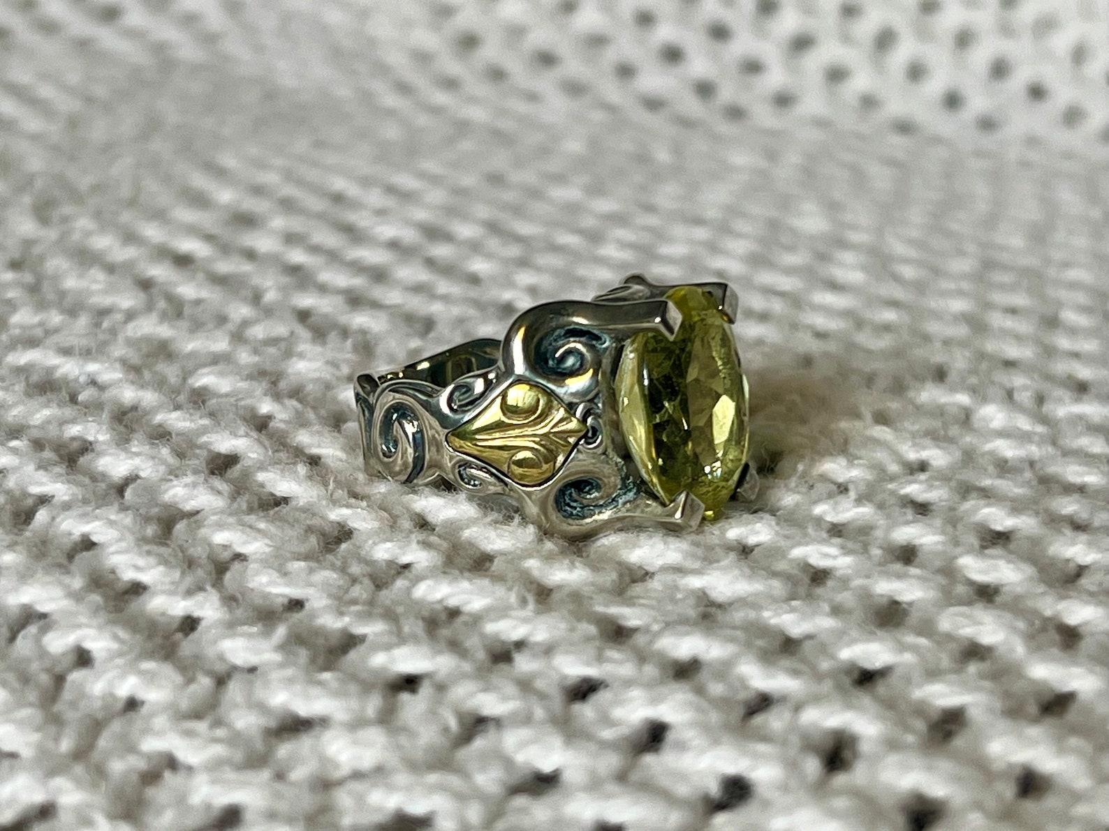 Rare Set: Vintage Ann King Authentic 925 Sterling Silver With 18K Gold ...