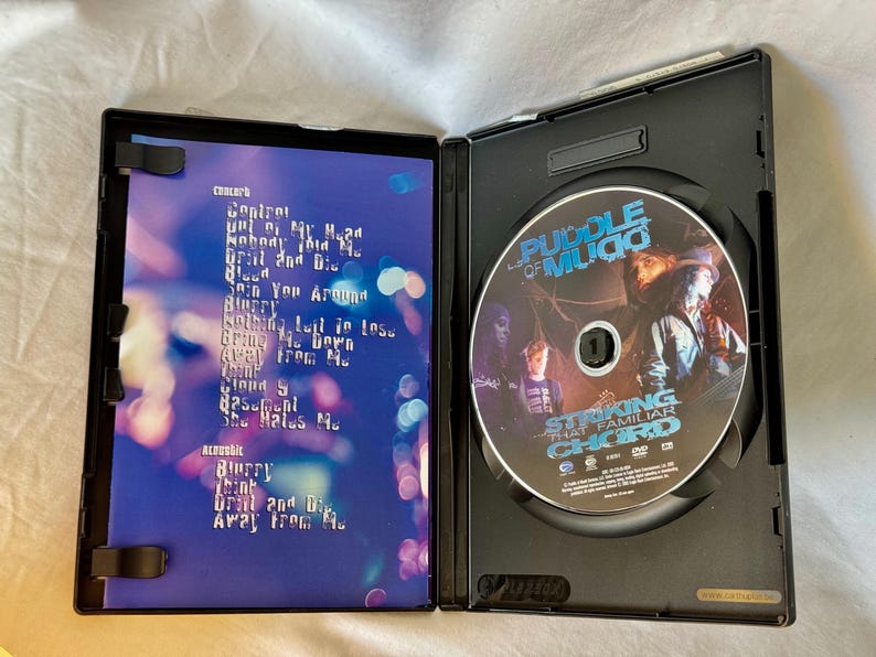 Vintage Puddle of Mudd: 'striking That Familiar Chord' DVD, Like-new - Etsy
