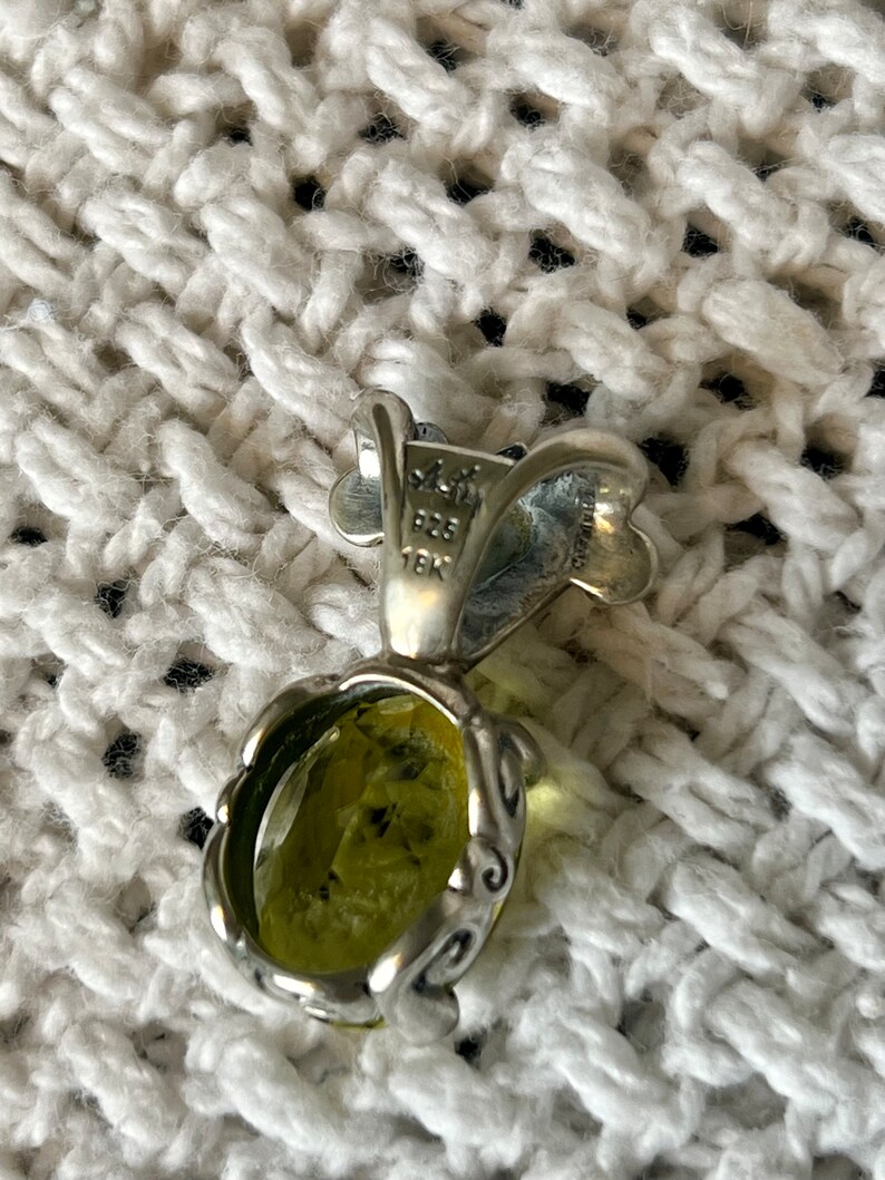 Rare Set: Vintage Ann King Authentic 925 Sterling Silver With 18K Gold ...