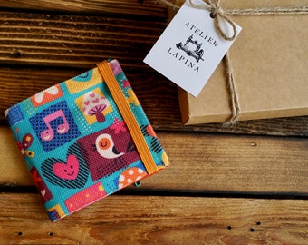 Authentic Wallet, Handmade Fabric Wallet, Small Wallet, Vegan Wallet ...