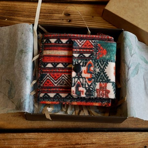 Authentic Wallet, Handmade Fabric Wallet, Small Wallet, Vegan Wallet ...