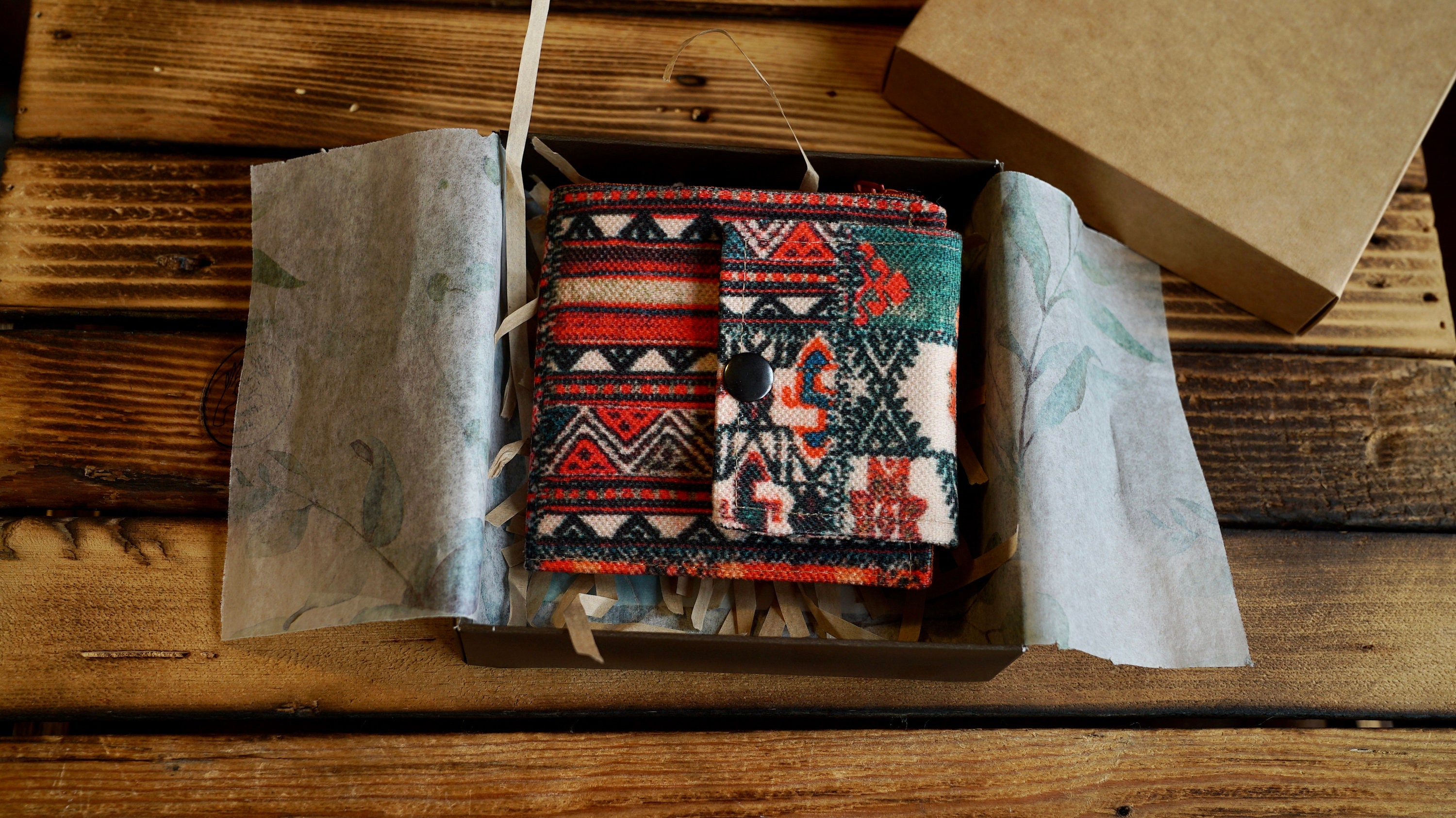 Authentic Wallet Handmade Fabric Wallet Small Wallet Vegan - Etsy