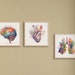 Human Heart Brain Lungs Print Anatomical Printable Anatomic Wall Art ...