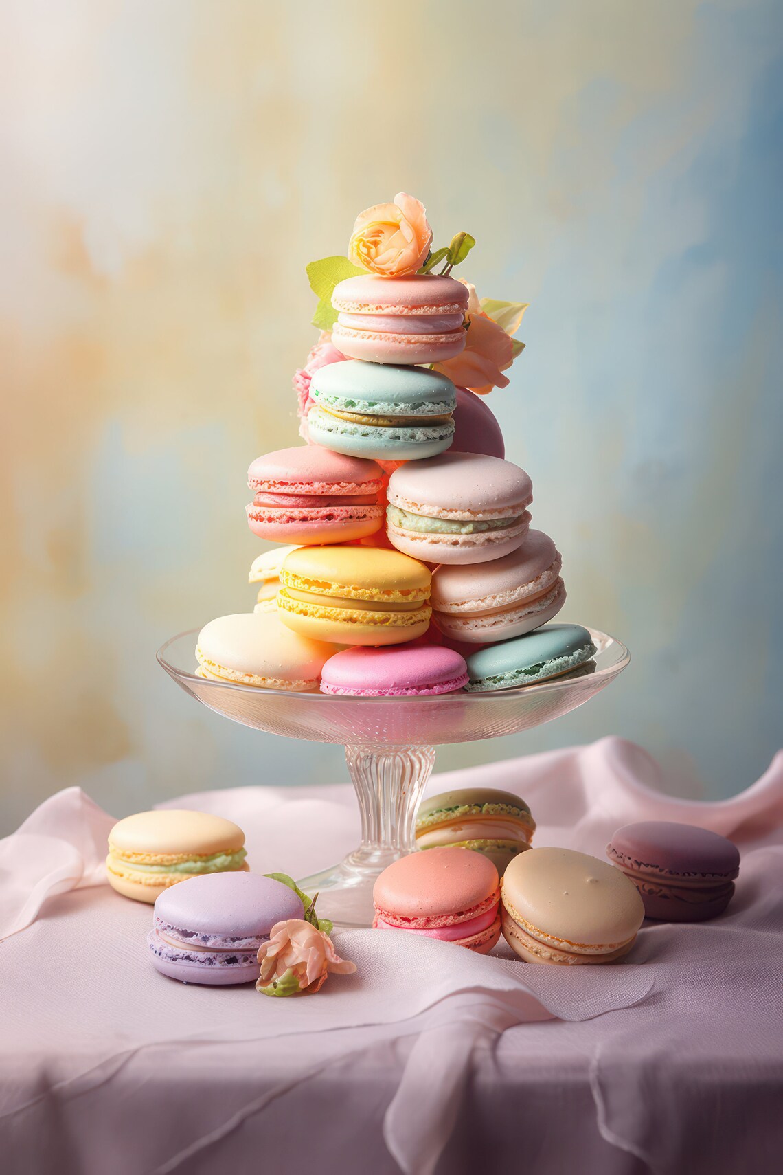 Macarons Print Macarons Printable Kitchen Wall Artwork - Etsy